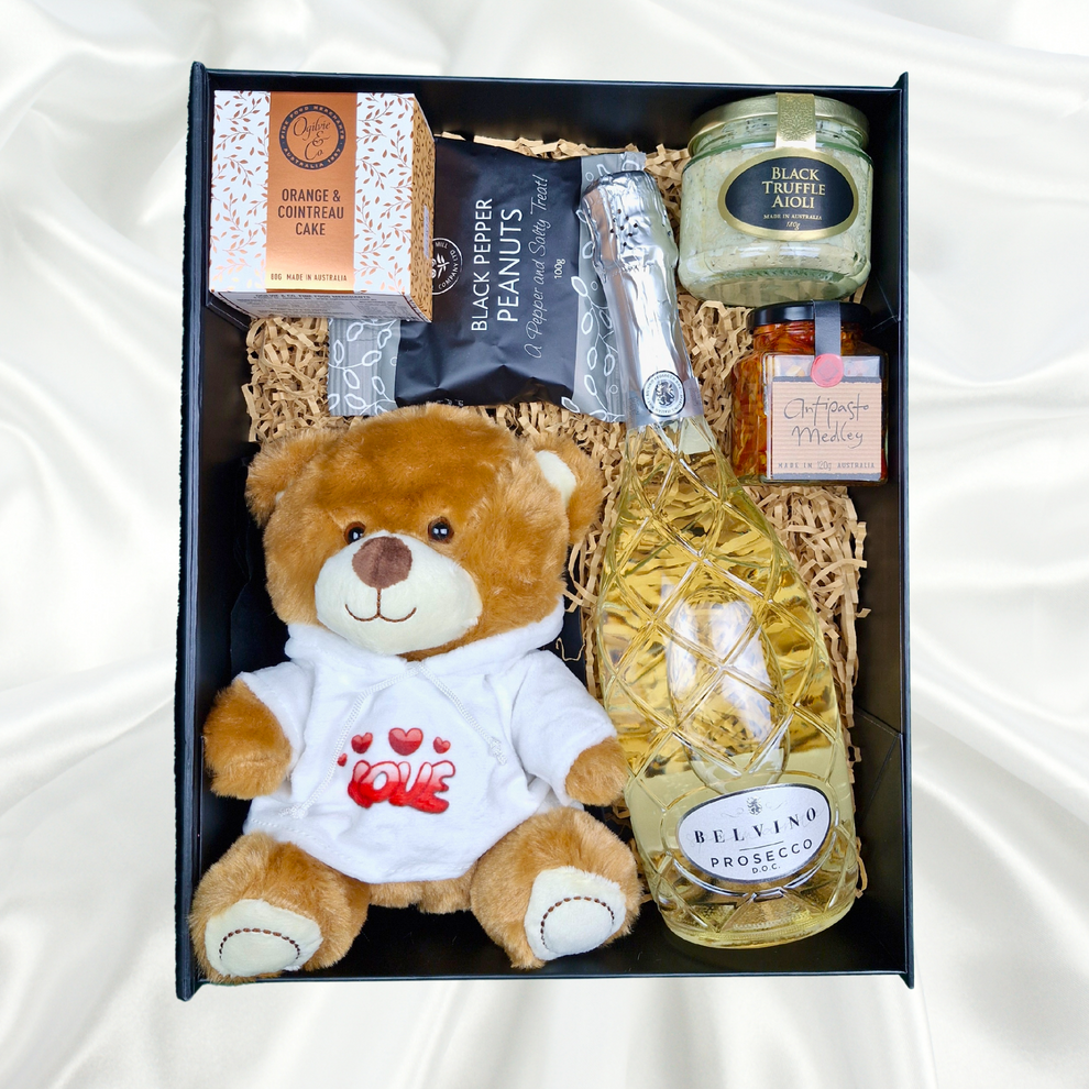 Prosecco & Cuddles Hamper - Aussie Gift Gallery